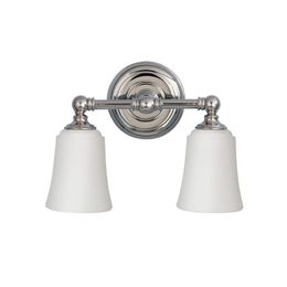 Elstead Lighting Huguenot Lake Wandleuchte, G9 2-flammig, FE-HUGOLAKE2BATH,