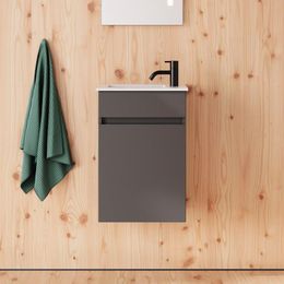 Burgbad Lin20 Schrank mit G&auml;stebecken, 1 T&uuml;r, SGIE042LF5381C0037,