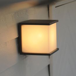 Lutec Box Cube Wandleuchte, E27, 1-flammig, 5184601118,