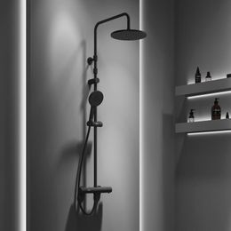 Artiviana Allegro Duschsystem mit Thermostat f&uuml;r 2 Verbraucher, R0725EA0NE,