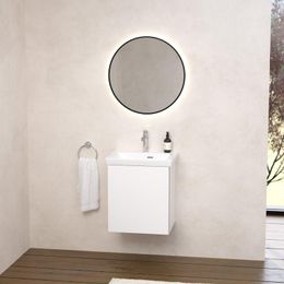 Villeroy & Boch Villeroy & Boch Embrace Schrank mit G&auml;stebecken, mit Spiegel,, 4306FFR1+B90700VE+A4726000,