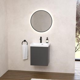Villeroy & Boch Villeroy & Boch Embrace Schrank mit G&auml;stebecken, mit Spiegel,, 4306FFR1+B90700VR+A4726000,