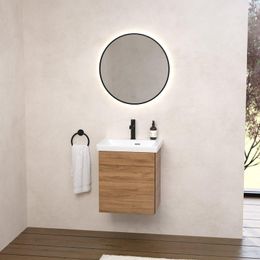 Villeroy & Boch Villeroy & Boch Embrace Schrank mit G&auml;stebecken, mit Spiegel,, 4306FFR1+B90700RH+A4726000,