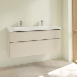 Villeroy & Boch Villeroy & Boch Subway 3.0 Schrank mit Doppelwaschtisch, 4 Ausz&uuml;ge, 4A70D101+C60200VN,