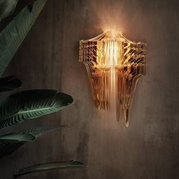 Slamp Aria Wandleuchte, E14, ARIWS00GLD00000000EU,