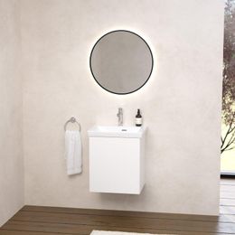 Villeroy & Boch Villeroy & Boch Embrace Schrank mit G&auml;stebecken, mit Spiegel,, 4306FFR1+B90800VF+A4726000,