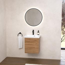 Villeroy & Boch Villeroy & Boch Embrace Schrank mit G&auml;stebecken, mit Spiegel,, 4306FFRW+B90800RH+A4726000,