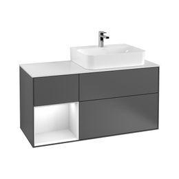 Villeroy & Boch Villeroy & Boch Finion Schrank mit Konsolenplatte, 3 Ausz&uuml;ge, F141MTGK,