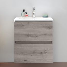Burgbad Rocio Schrank mit Waschtisch, 2 Ausz&uuml;ge, KBCJ060PN629+WYCX058F6228,