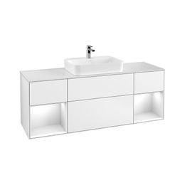 Villeroy & Boch Villeroy & Boch Finion Schrank mit Konsolenplatte, 4 Ausz&uuml;ge, F451MTMT,