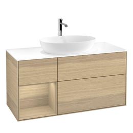 Villeroy & Boch Villeroy & Boch Finion Schrank mit Konsolenplatte, 3 Ausz&uuml;ge, F821PCPC,