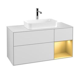 Villeroy & Boch Villeroy & Boch Finion Waschtischunterschrank, 3 Ausz&uuml;ge, F301HFGF,