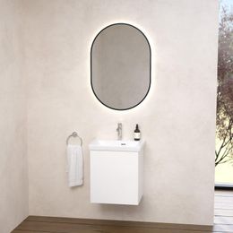 Villeroy & Boch Villeroy & Boch Embrace Schrank mit G&auml;stebecken, mit Spiegel,, 4306FFR1+B90800VF+A4716000,