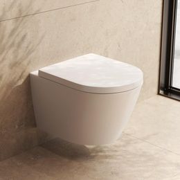 Artiviana Allegro Wand-WC mit AquaSpin, T04WH011BIWH,