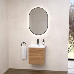 Villeroy & Boch Villeroy & Boch Embrace Schrank mit G&auml;stebecken, mit Spiegel,, 4306FFR1+B90700RH+A4716000,
