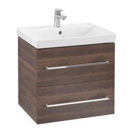 Villeroy & Boch Villeroy & Boch Avento Schrank mit Waschtisch, 2 Ausz&uuml;ge, 41586001+A88900VH,