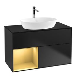 Villeroy & Boch Villeroy & Boch Finion Waschtischunterschrank, 2 Ausz&uuml;ge, F772HFPD,