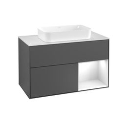 Villeroy & Boch Villeroy & Boch Finion Schrank mit Konsolenplatte, 2 Ausz&uuml;ge, F662PDGN,
