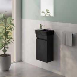Villeroy & Boch Villeroy & Boch Avento Handwaschbecken, evineo ineo5 evo Unterschrank B: 33 cm, mit 1 T&uuml;r, mit Griffmulde,, 43003RR7+BE0721BM,
