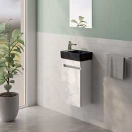 Villeroy & Boch Villeroy & Boch Avento Handwaschbecken, evineo ineo5 evo Unterschrank B: 33 cm, mit 1 T&uuml;r, mit Griffmulde,, 43003RR7+BE0721WH,