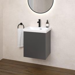 Villeroy & Boch Villeroy & Boch Embrace Schrank mit G&auml;stebecken, 1 T&uuml;r, 4306FFR1+B90800VR,