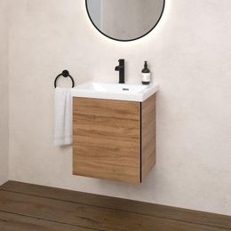 Villeroy & Boch Villeroy & Boch Embrace Schrank mit G&auml;stebecken, 1 T&uuml;r, 4306FFR1+B90700RH,