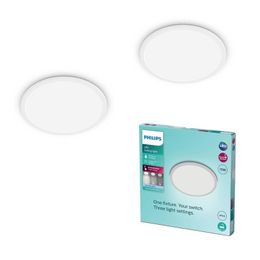 Philips Super Slim LED-Panel, 2er Set, LED, 8721103042927,