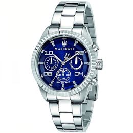 Maserati R8853100011 Herren-Chronographenuhr mit blauem Zifferblatt