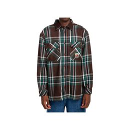 Element MEN'S HOLLOW CLASSIC LS HEMD BRAUN