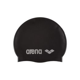 arena - "Classic" Schwimmkappe f&uuml;r Herren/Damen Unisex (Schwarz/Silber)