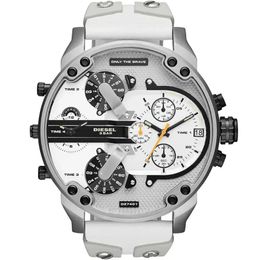 Diesel Mr. Daddy 2.0 DZ7421 Chronograph Herren Silber Edelstahl Uhr