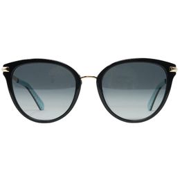 Kate Spade Graue Sonnenbrille mit schattierten Glsern und schwarzen Glsern
