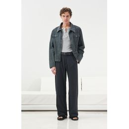 Regul&auml;r geschnittene Baumwolljacke mit Rei&szlig;verschluss
