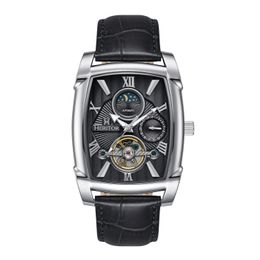 Heritor Automatikuhr Valentin mit Lederarmband und Datum