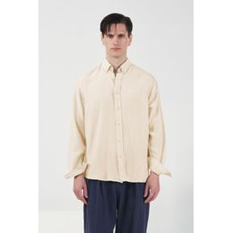 Langarm-Button-Up Tencel-Hemd