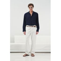 Mid Waist Gerade Beinform Denim Jeans