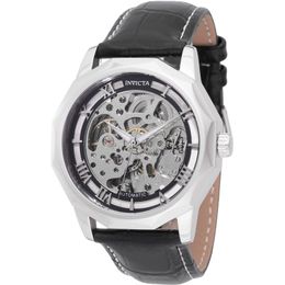 Invicta Objet D Art 69128 Herrenuhr - Automatisches Werk - Edelstahl mit silbernem Zifferblatt - 42 mm