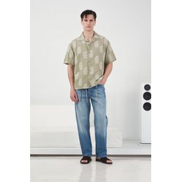 Paisley-Print Kurzarmhemd