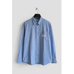 Gestreiftes Langarmshirt f&uuml;r Herren mit Stickerei