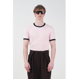 Herren Slim Fit Farbblock Rundhals-T-Shirt