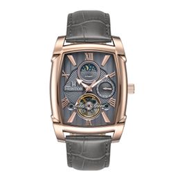 Heritor Automatikuhr Valentin mit Lederarmband und Datum
