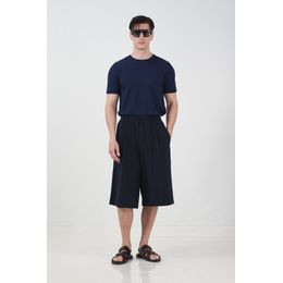 Chino-Style weite lange Shorts mit Kordelzugbund