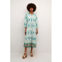 Cream Kleid A-shape multicolour