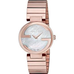 Gucci YA133515 Interlocking Perlmutt Zifferblatt Damenuhr