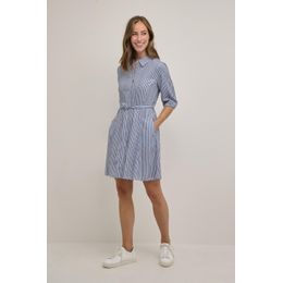 Cream Kleid Feminine blue white