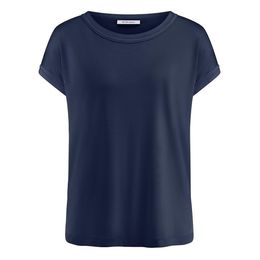Peter Hahn - Rundhals-Shirt, blau, Gr. 40 / M