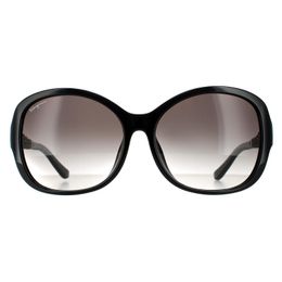 Salvatore Ferragamo Butterfly Damen Schwarz Grau Gradient Sonnenbrille