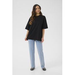 Cream T-shirt CROkina Baggy fit black