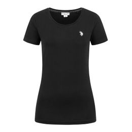 U.S. Polo Assn. Damen T-Shirt aus Baumwoll-Stretch