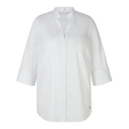 Emilia Lay - Long-Bluse, weiss, Gr. 44 / L - Baumwolle